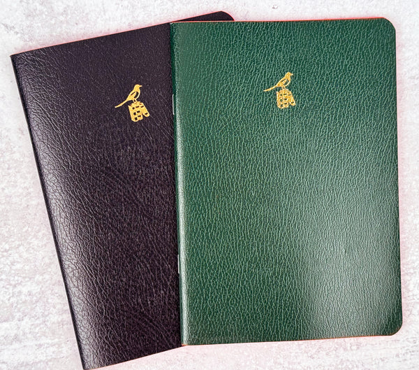 Bieffe Italian Leather Notebook - Scarlette Dove