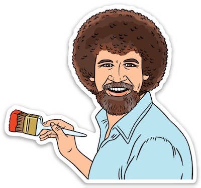 Bob Ross Sticker - Scarlette Dove