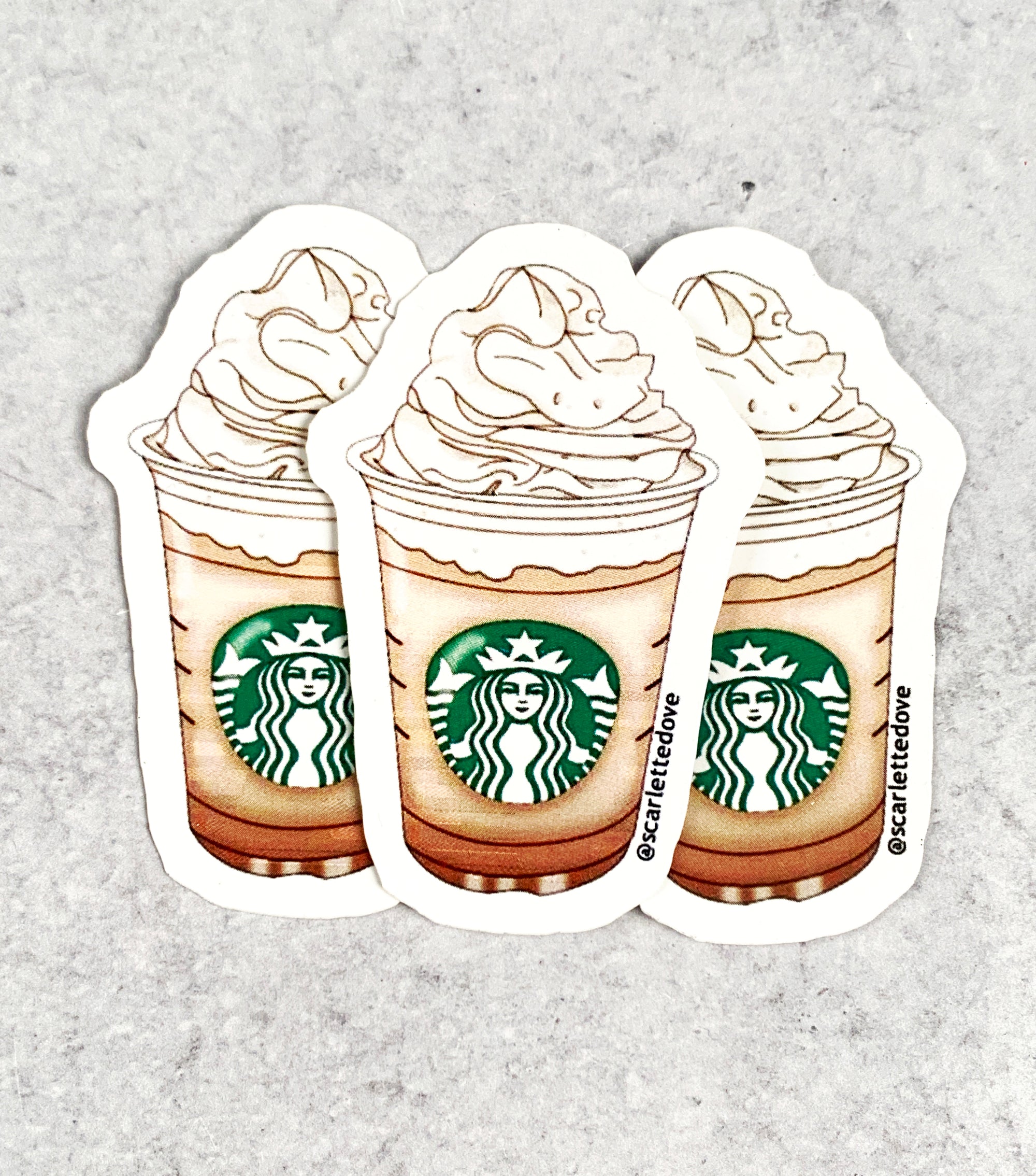 Starbucks Frappuccino Sticker - Scarlette Dove